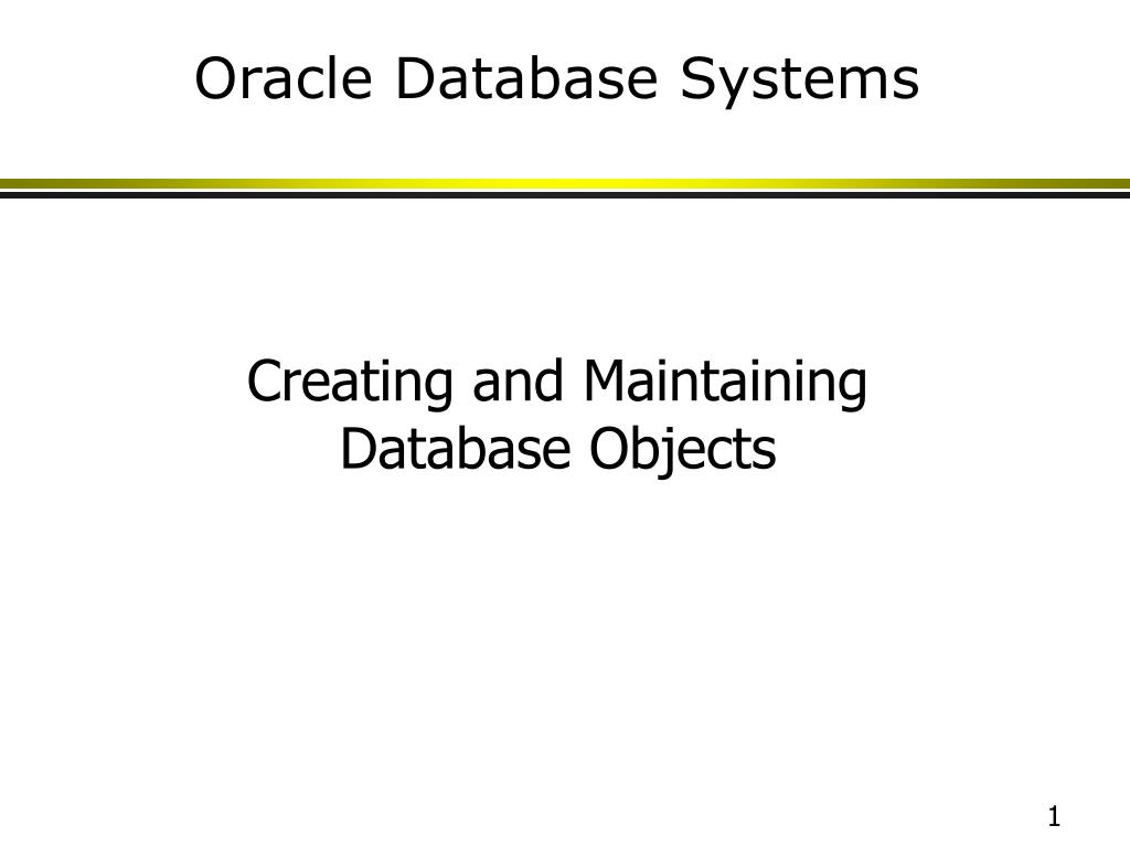 PPT - Oracle Database Systems PowerPoint Presentation, free download ...