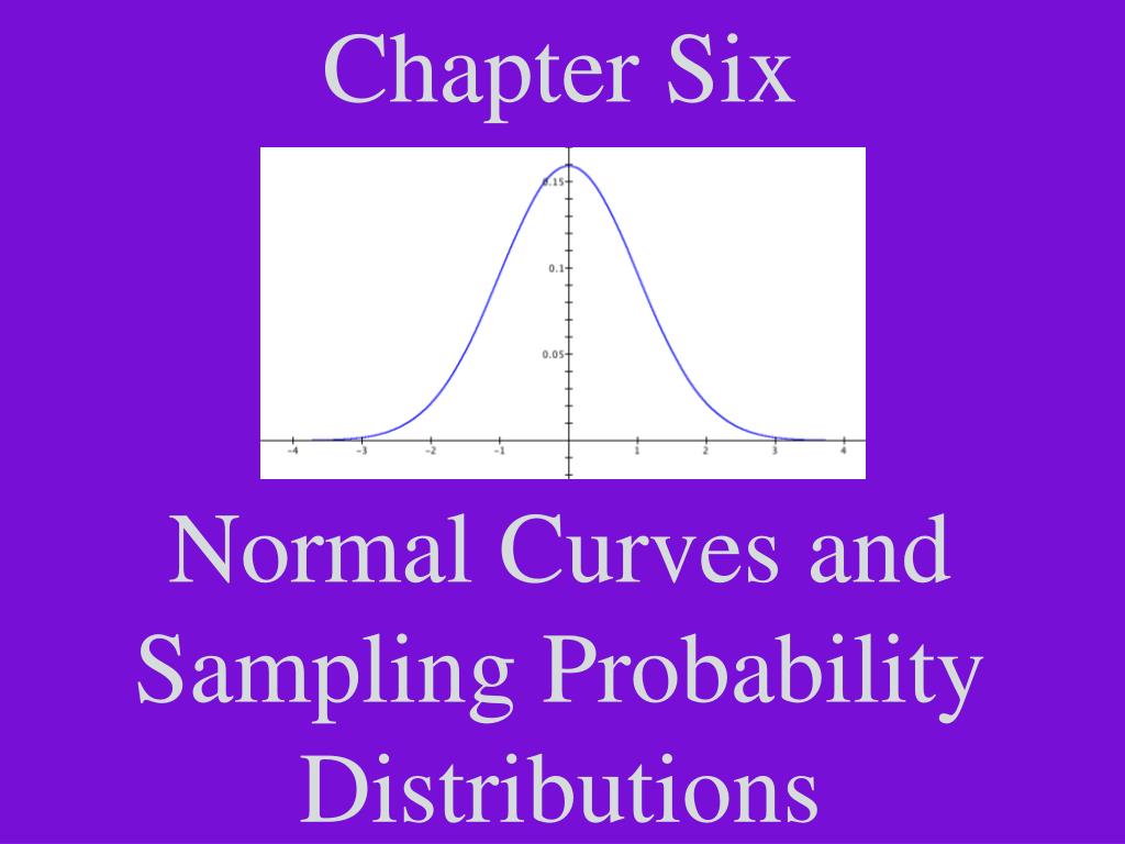 PPT - Chapter Six Normal Curves and Sampling Probability Distributions ...