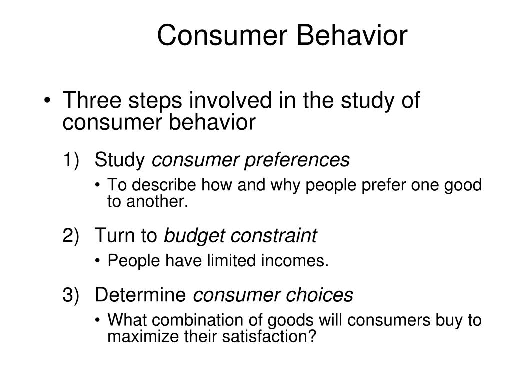 PPT - Consumer Behavior PowerPoint Presentation, free download - ID:5374088
