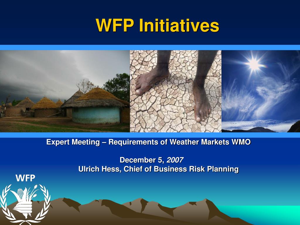 PPT - WFP Initiatives PowerPoint Presentation, free download - ID:5375627