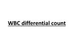 PPT - Cell count and WBC differential Count PowerPoint Presentation ...