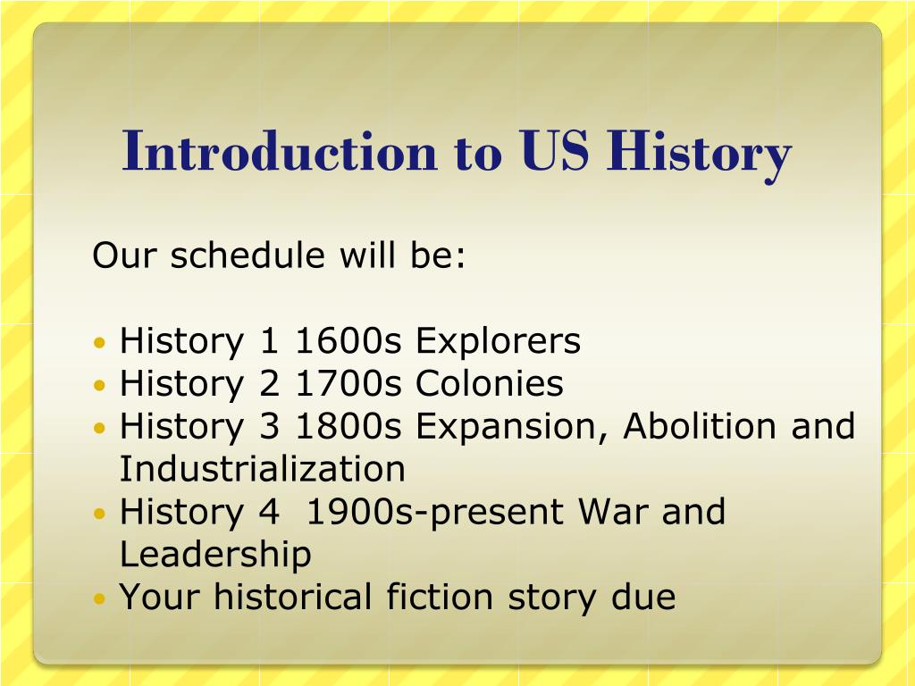PPT - Introduction to US History PowerPoint Presentation, free download ...