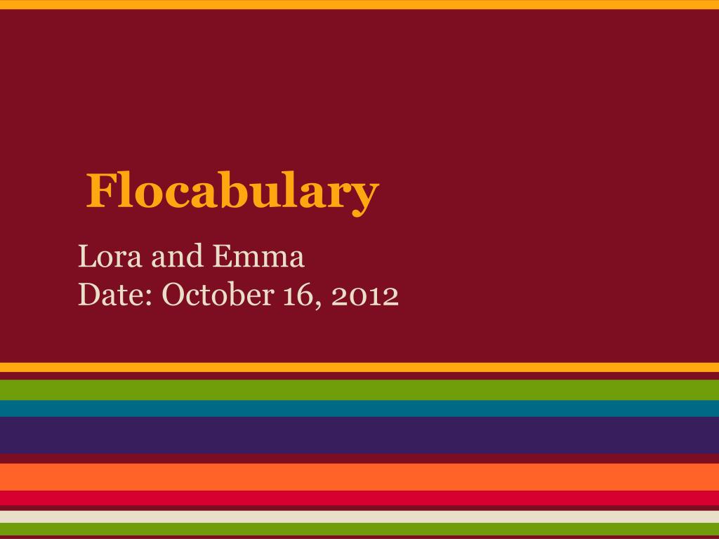PPT - Flocabulary PowerPoint Presentation, free download - ID:5379625