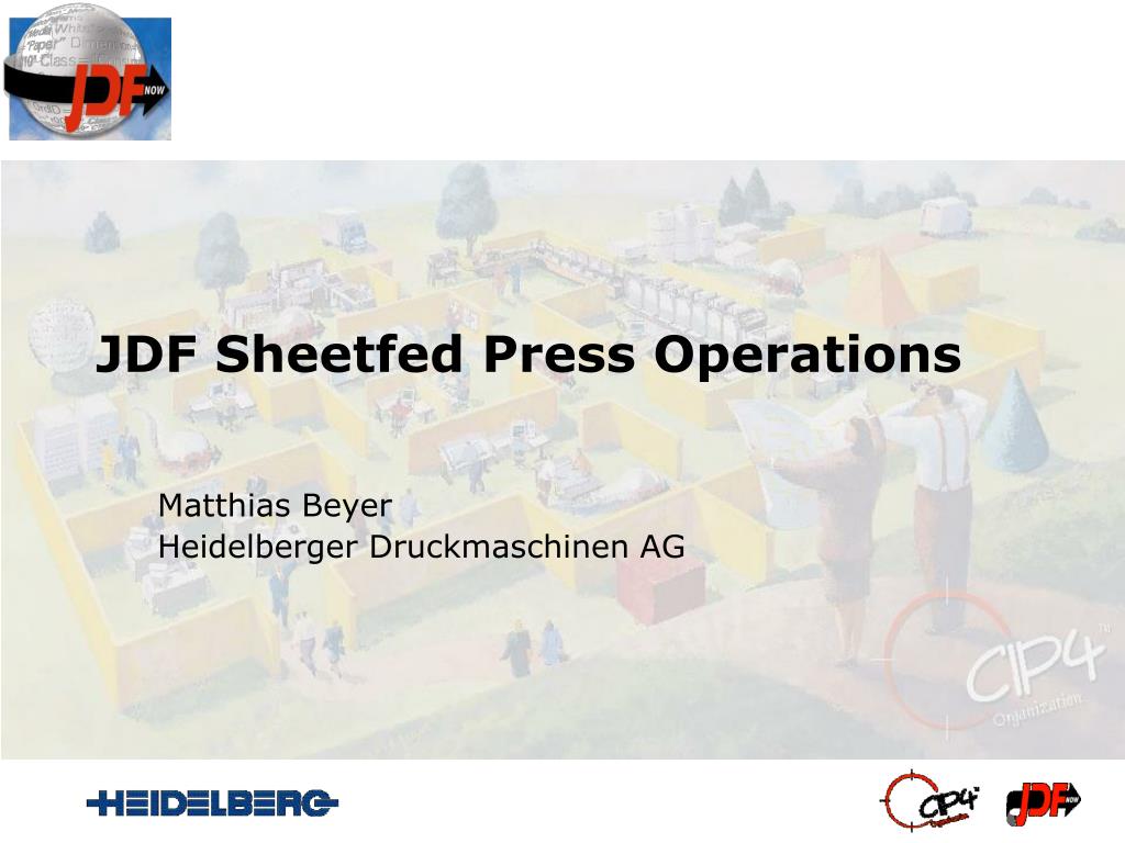PPT - JDF Sheetfed Press Operations PowerPoint Presentation, free ...