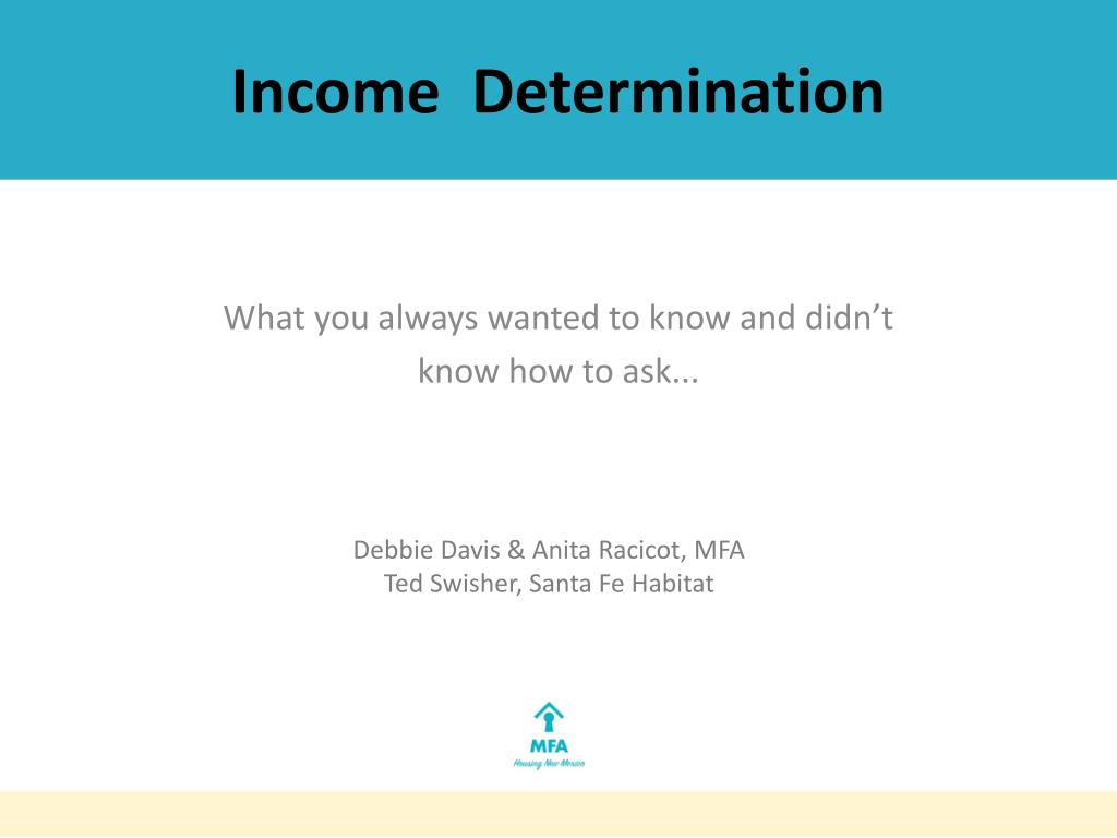 PPT - Understanding Income Determination: What You Always Wanted to ...