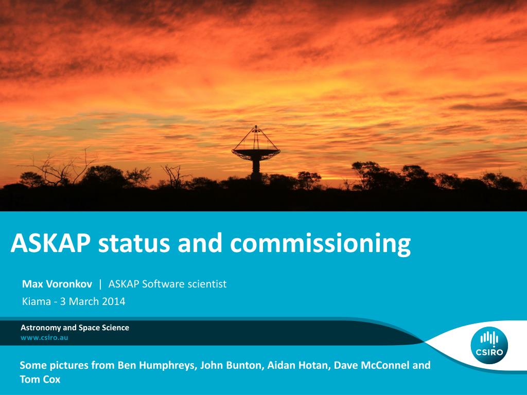 PPT - ASKAP status and commissioning PowerPoint Presentation, free ...