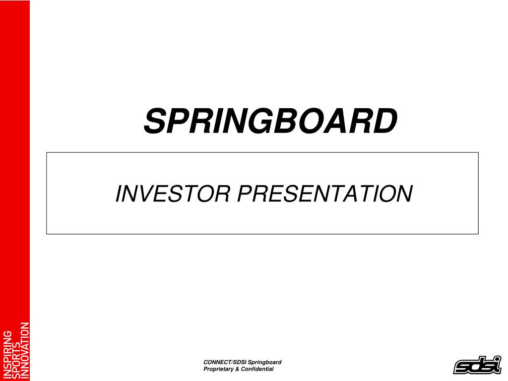 PPT - INVESTOR PRESENTATION PowerPoint Presentation, free download - ID ...