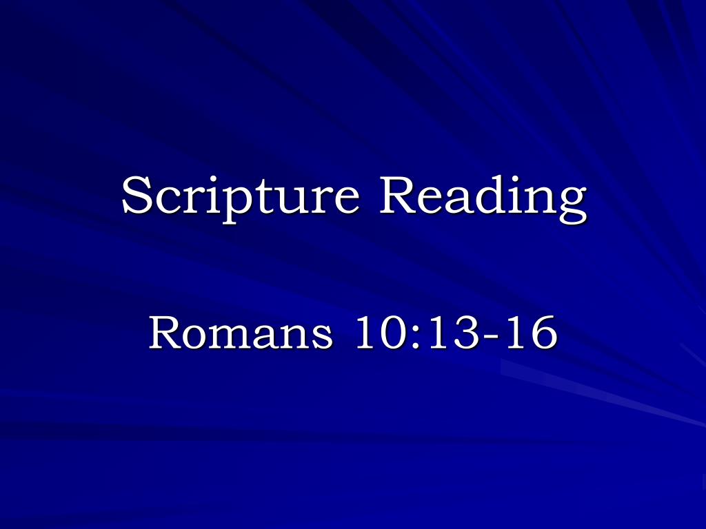 PPT - Scripture Reading PowerPoint Presentation, free download - ID:5385661