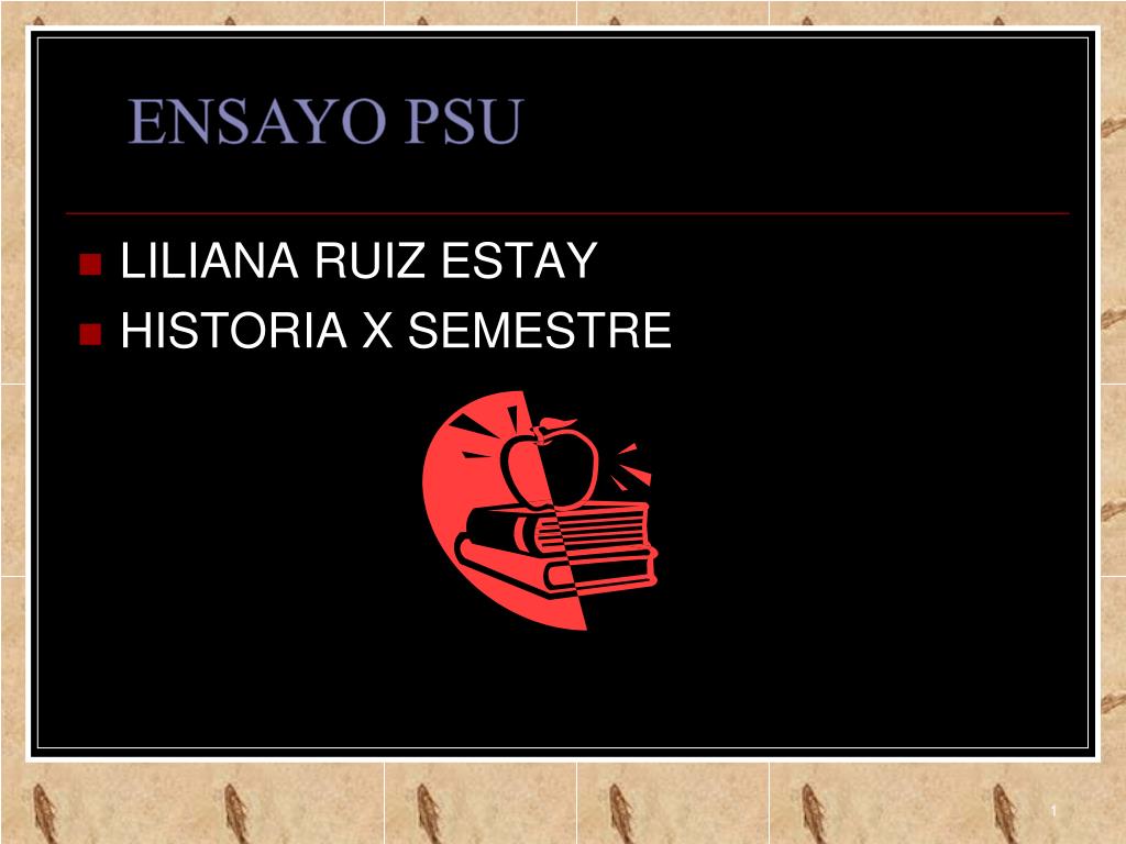 PPT - ENSAYO PSU PowerPoint Presentation, free download - ID:5385782