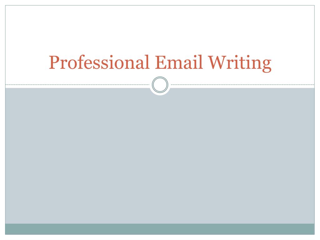 PPT - Professional Email Writing PowerPoint Presentation, free download ...
