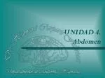 PPT - UNIDAD 4. Abdomen PowerPoint Presentation, free download - ID:2921420