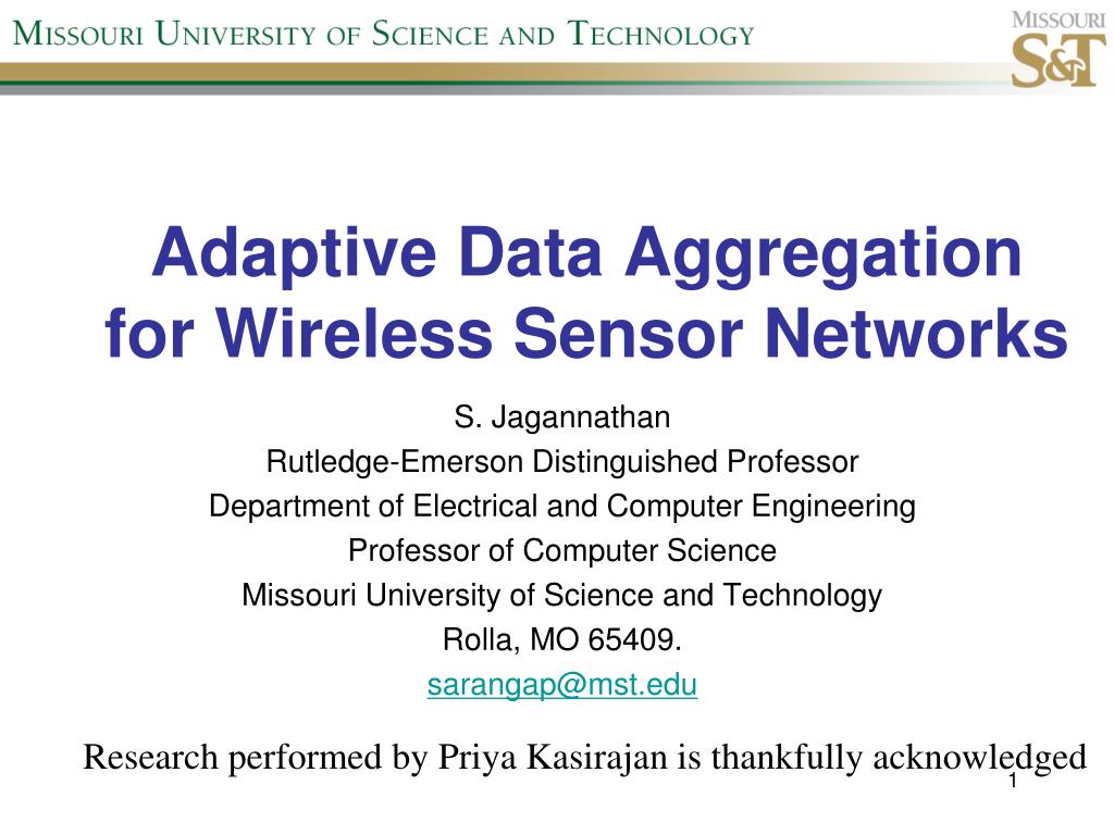 PPT - Adaptive Data Aggregation for Wireless Sensor Networks PowerPoint Presentation - ID:5387433