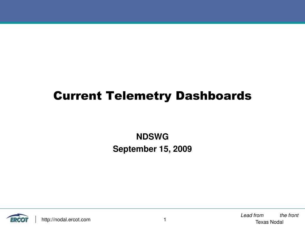 PPT - Current Telemetry Dashboards PowerPoint Presentation, free ...