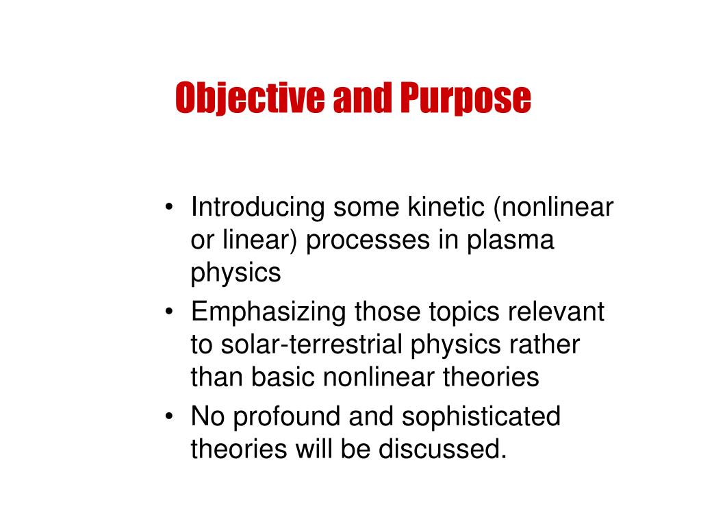 PPT - Objective and Purpose PowerPoint Presentation, free download - ID ...