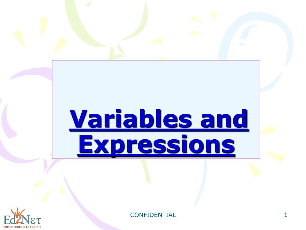 PPT - Variables and Expressions PowerPoint Presentation, free download ...