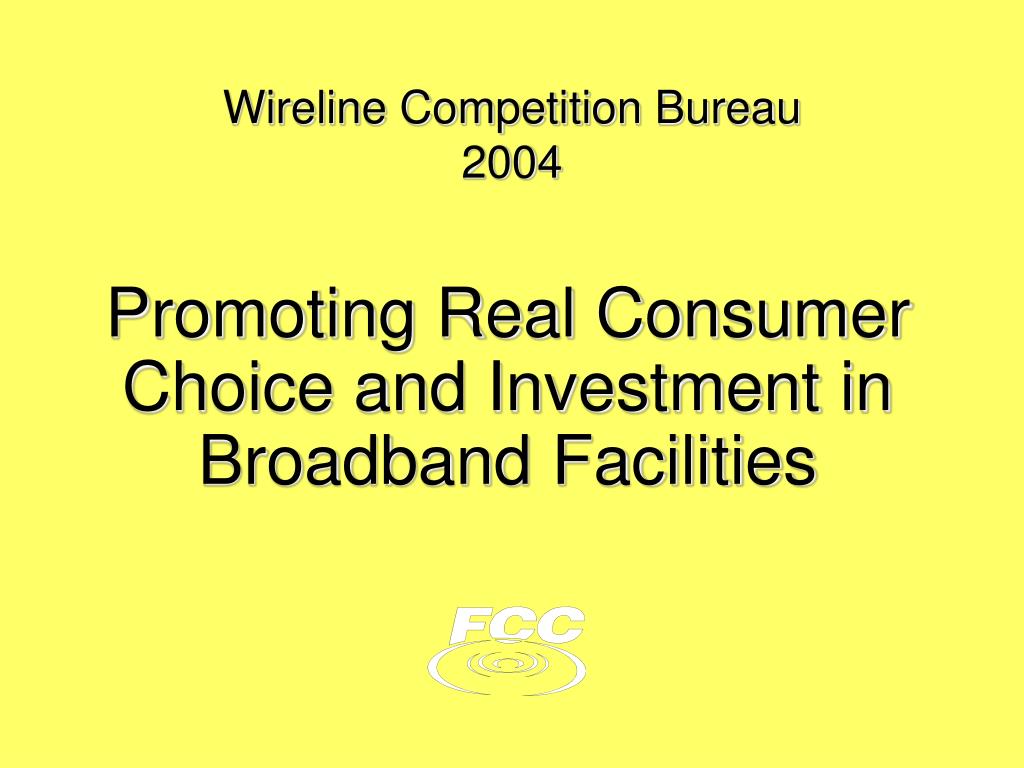 PPT - Wireline Competition Bureau 2004 PowerPoint Presentation, free ...