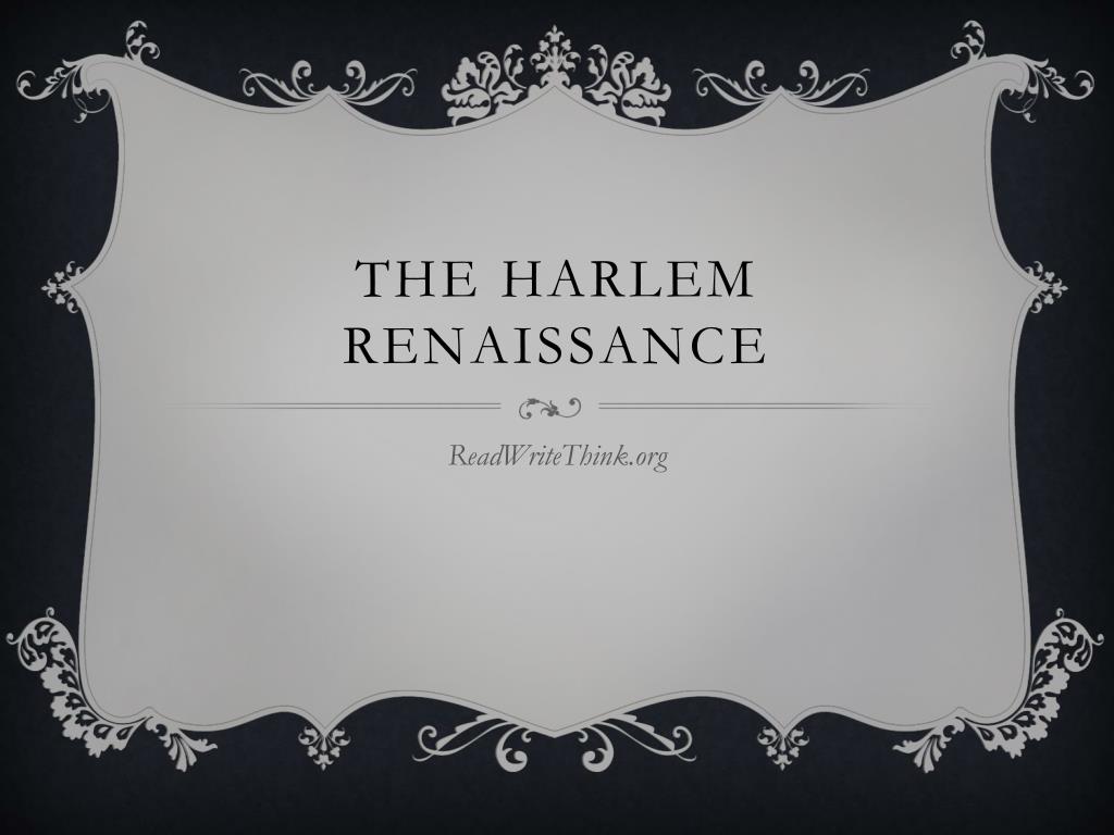 PPT - The Harlem Renaissance PowerPoint Presentation, free download ...