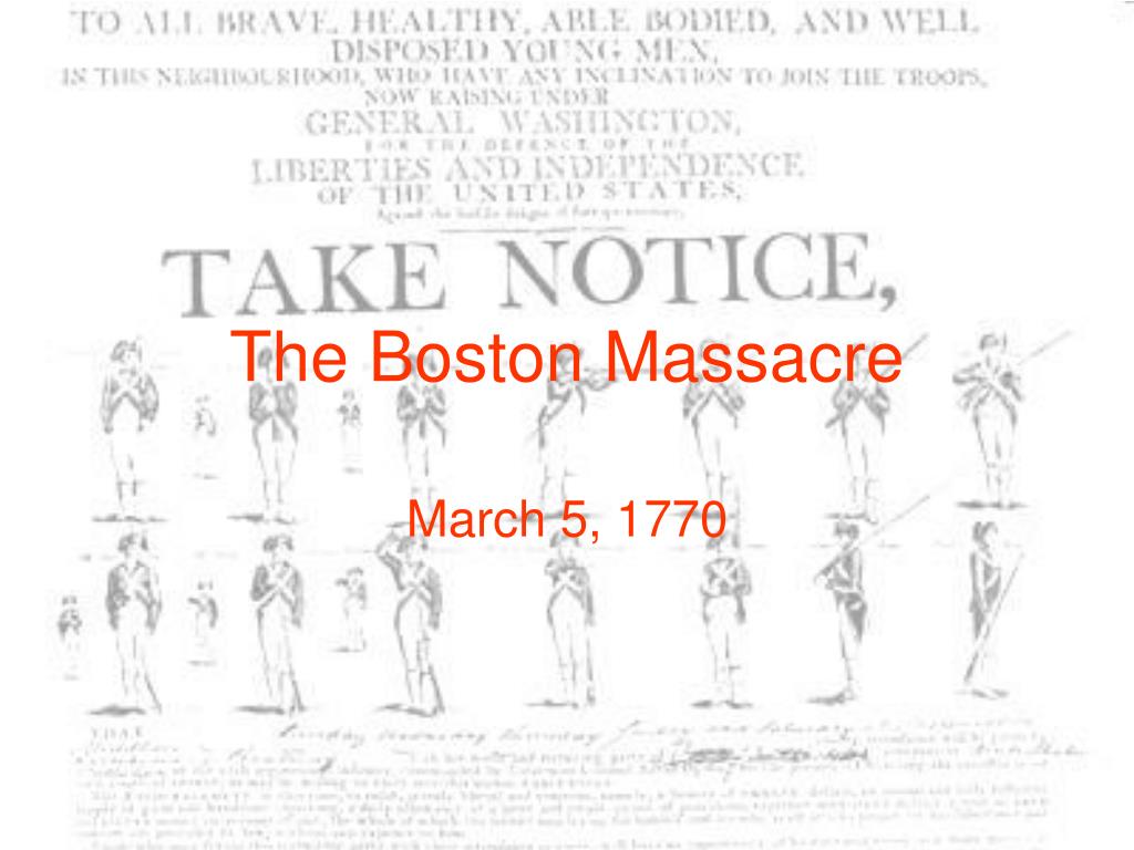 PPT - The Boston Massacre PowerPoint Presentation, free download - ID ...