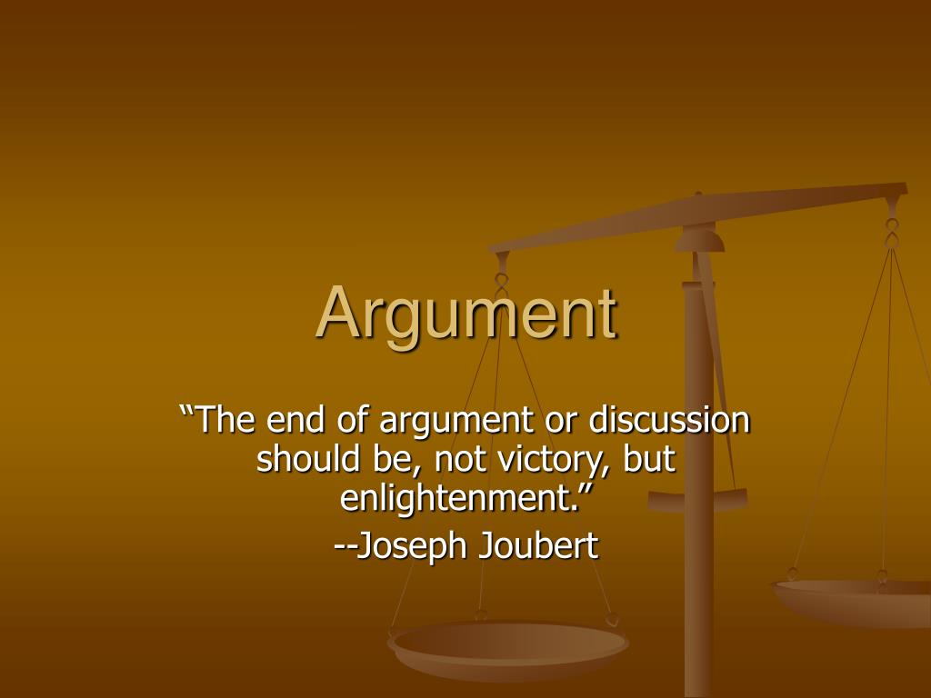 PPT - Argument PowerPoint Presentation, free download - ID:5394781