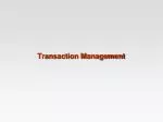 PPT - Chapter 12 Transaction Management PowerPoint Presentation, free ...