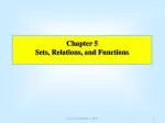 PPT - Sets, Functions and Relations PowerPoint Presentation, free ...