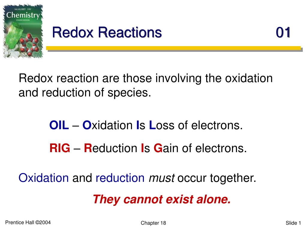 PPT - Redox Reactions 01 PowerPoint Presentation, free download - ID ...