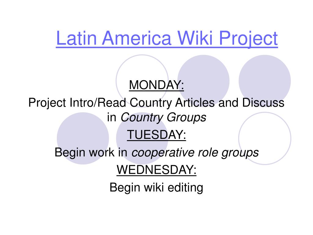 PPT - Latin America Wiki Project PowerPoint Presentation, free download ...