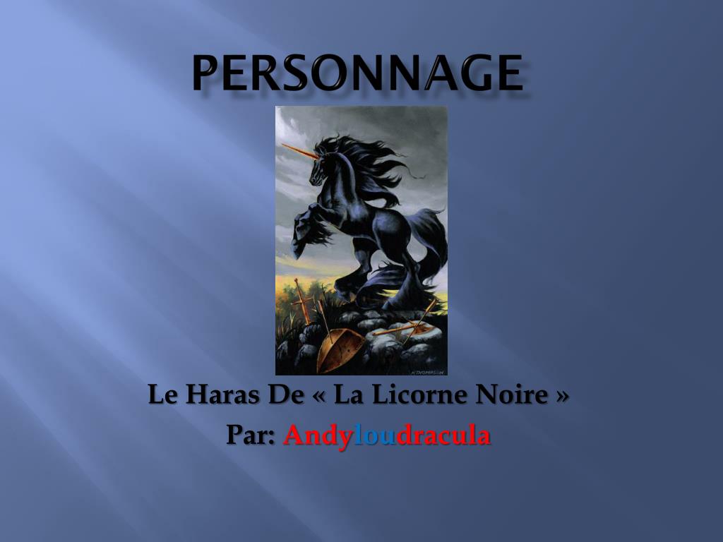 PPT - Personnage PowerPoint Presentation, free download - ID:5407353