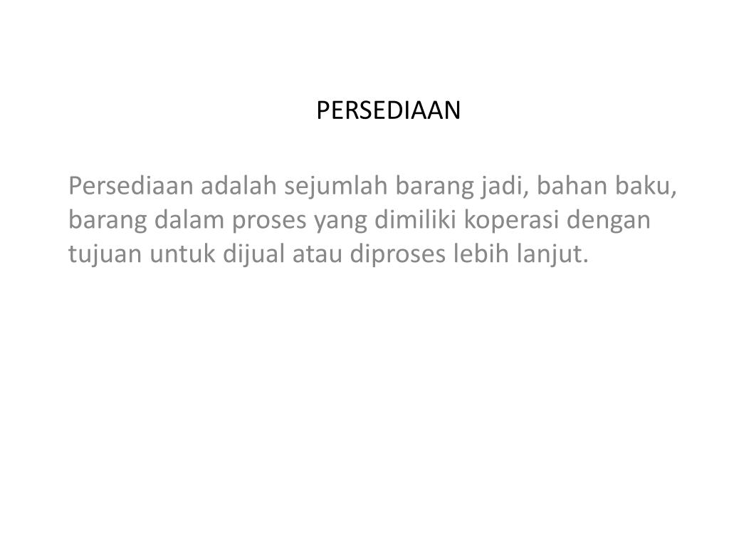 PPT - PERSEDIAAN PowerPoint Presentation, free download - ID:5408660