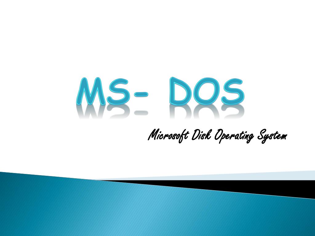 PPT - Microsoft Disk Operating System PowerPoint Presentation, free ...