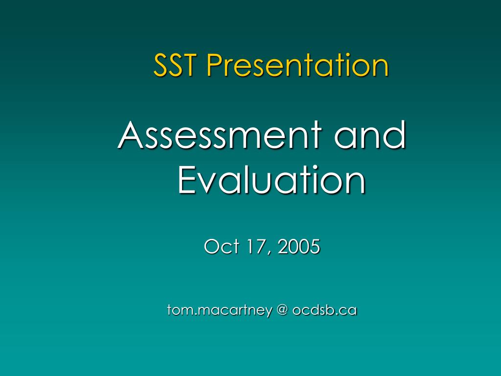 PPT - SST Presentation PowerPoint Presentation, free download - ID:5411184
