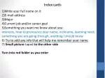 PPT - Index cards template PowerPoint Presentation, free download - ID ...