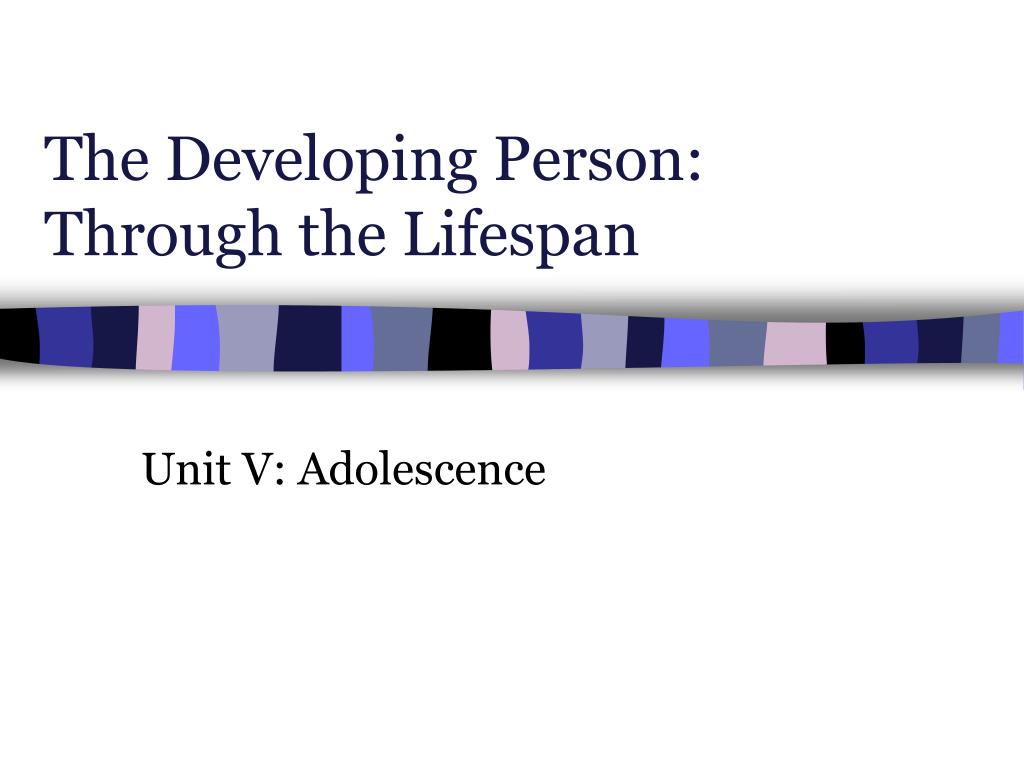 PPT - The Developing Person: Through the Lifespan PowerPoint ...