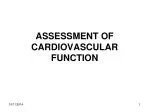 PPT - cardiovascular assessment PowerPoint Presentation, free download ...