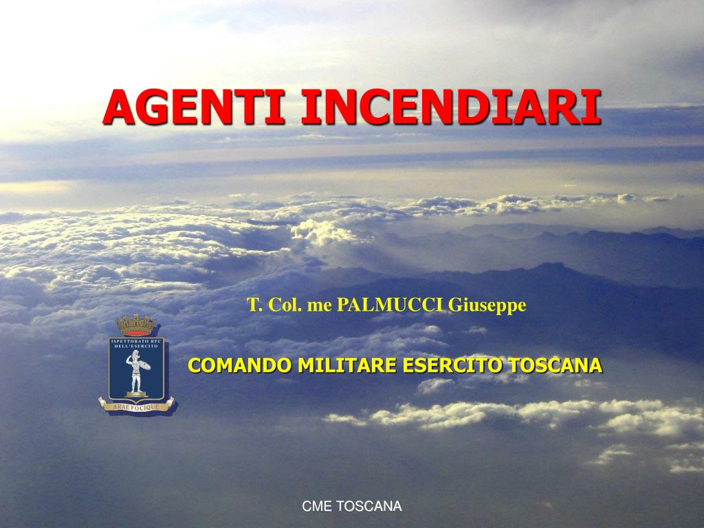 PPT - AGENTI INCENDIARI PowerPoint Presentation, free download - ID:5417703