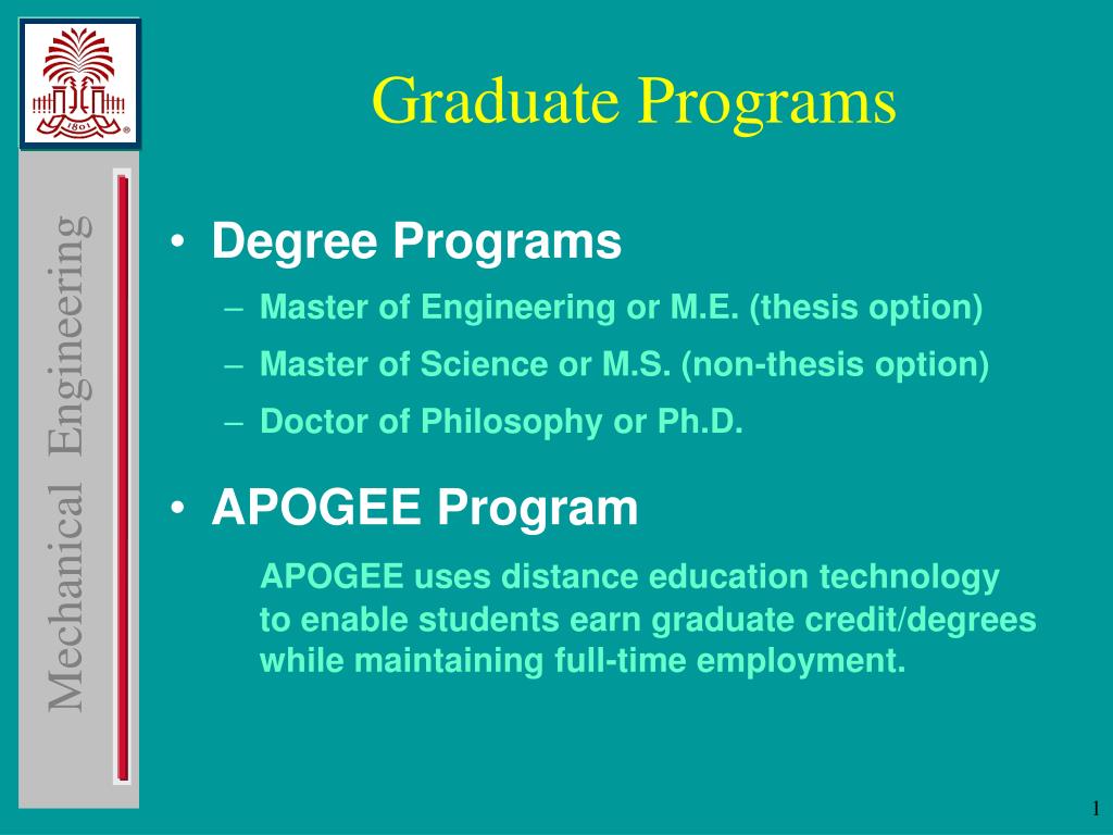 PPT - Graduate Programs PowerPoint Presentation, free download - ID:5420192