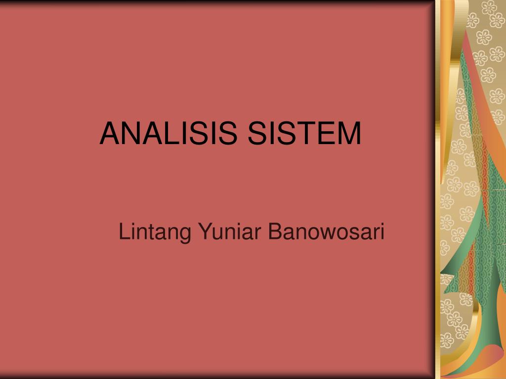 PPT - ANALISIS SISTEM PowerPoint Presentation, free download - ID:5420415