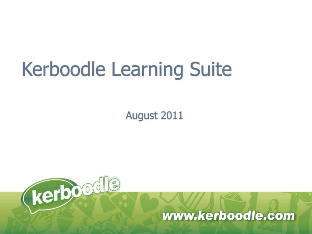 PPT - Kerboodle Learning Suite PowerPoint Presentation, free download ...