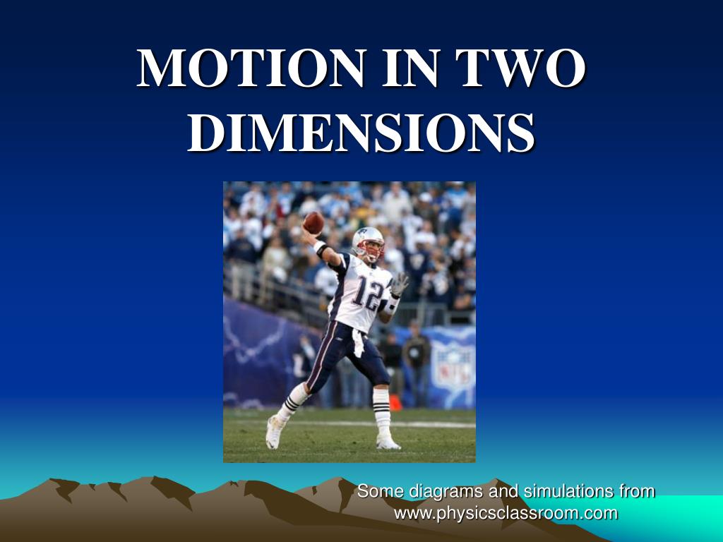 PPT - MOTION IN TWO DIMENSIONS PowerPoint Presentation, free download ...