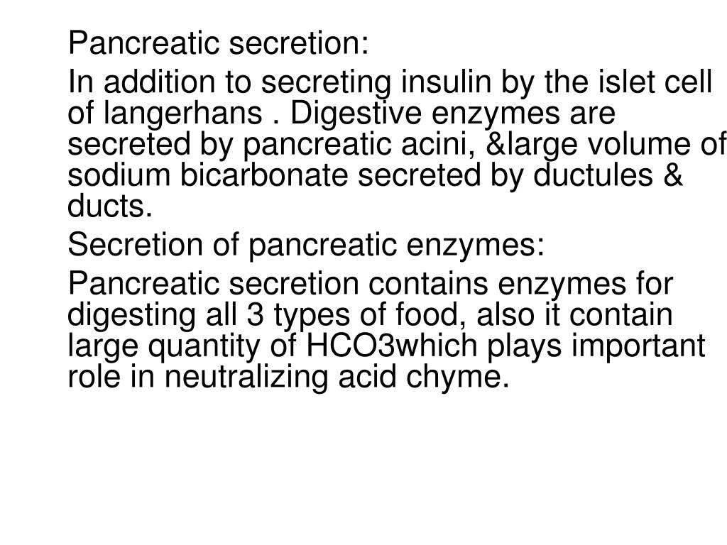 PPT - Pancreatic secretion: PowerPoint Presentation, free download - ID ...
