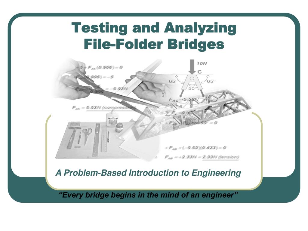 PPT - Testing and Analyzing File-Folder Bridges PowerPoint Presentation ...