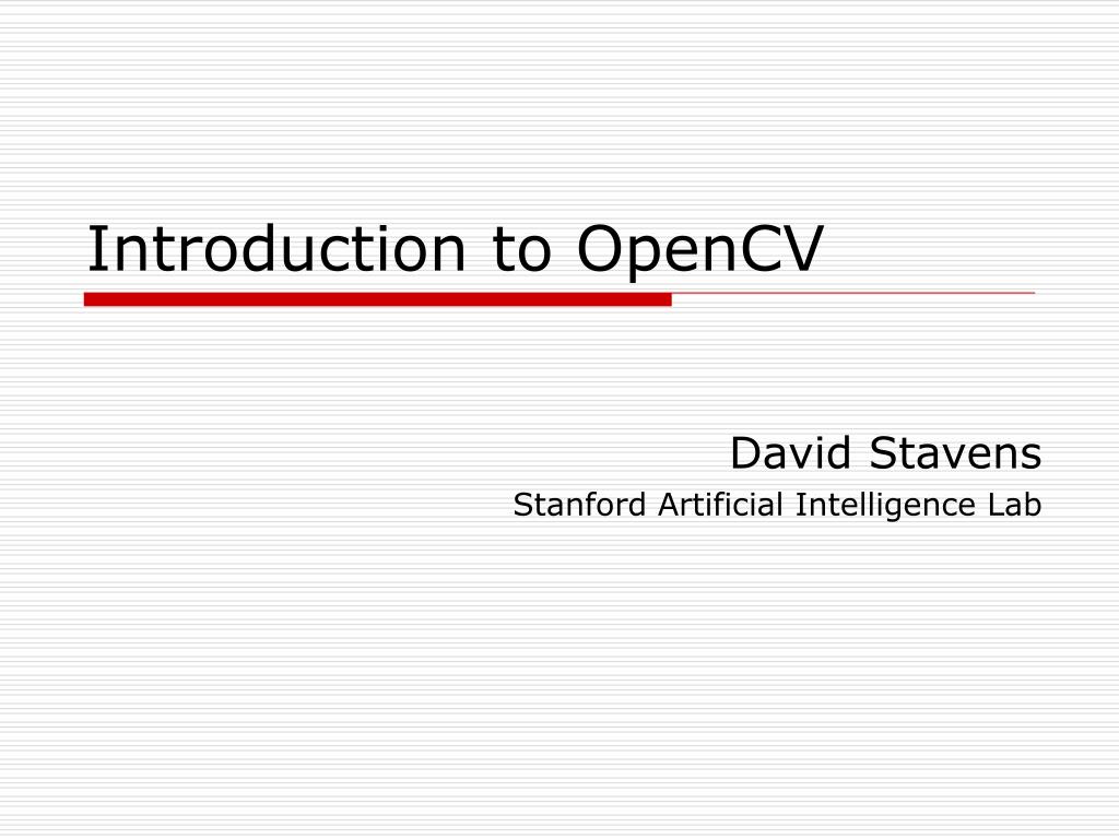 PPT - Introduction to OpenCV PowerPoint Presentation, free download ...
