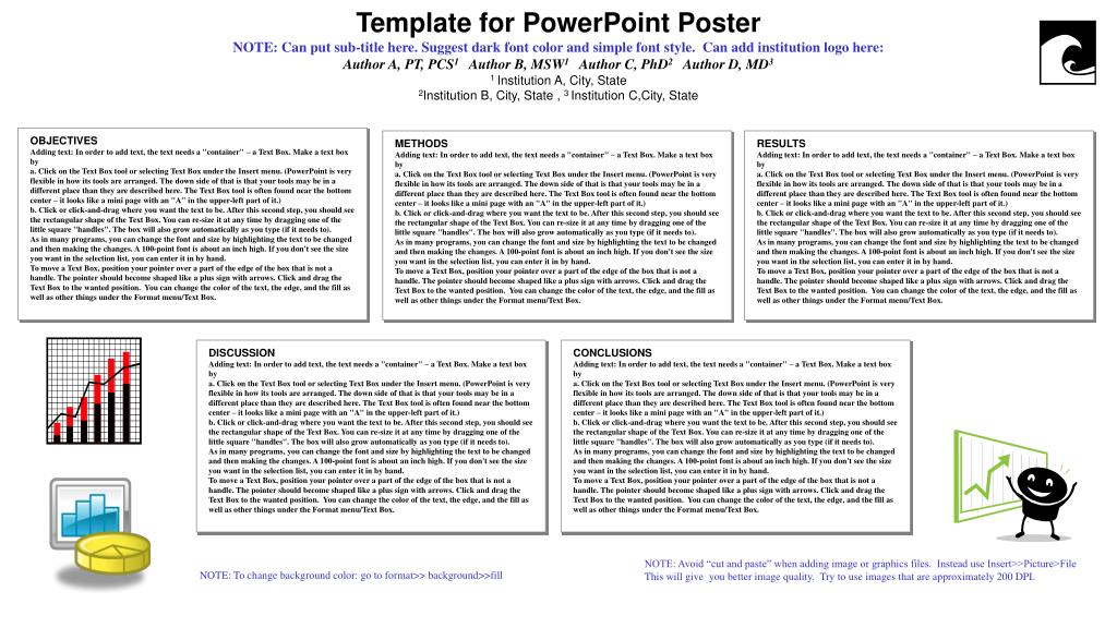 PPT - Template for PowerPoint Poster PowerPoint Presentation, free ...