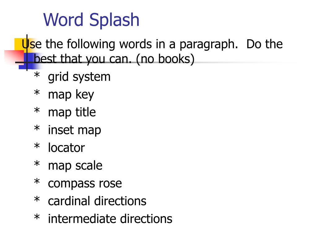 PPT - Word Splash PowerPoint Presentation, free download - ID:5425313