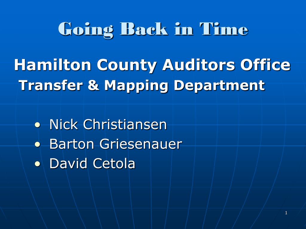 PPT - Going Back in Time PowerPoint Presentation, free download - ID ...