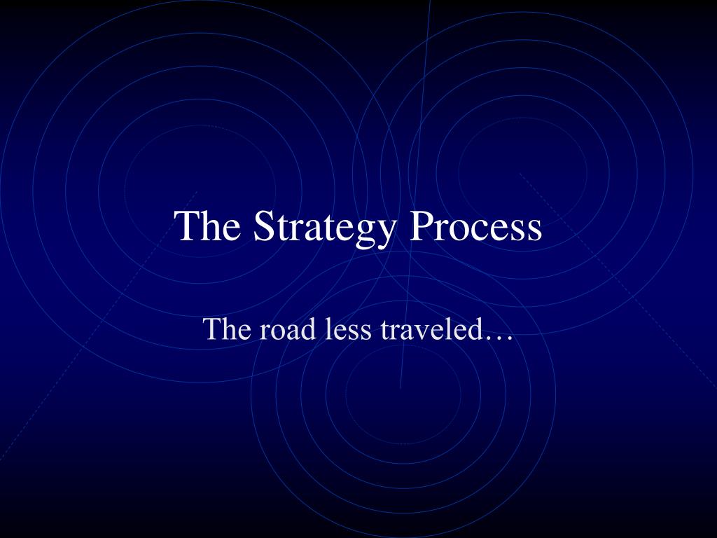 PPT - The Strategy Process PowerPoint Presentation, free download - ID ...