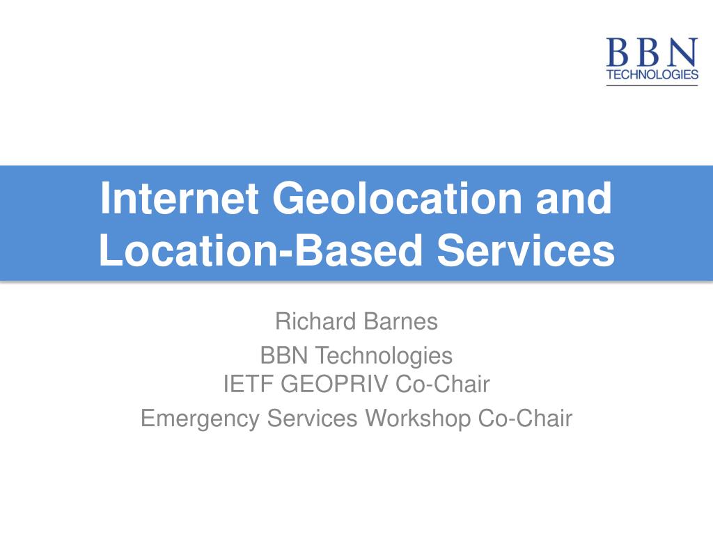 PPT - Internet Geolocation and Location-Based Services PowerPoint ...