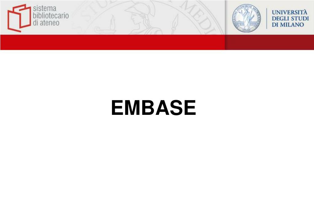 PPT - EMBASE PowerPoint Presentation, free download - ID:5427859