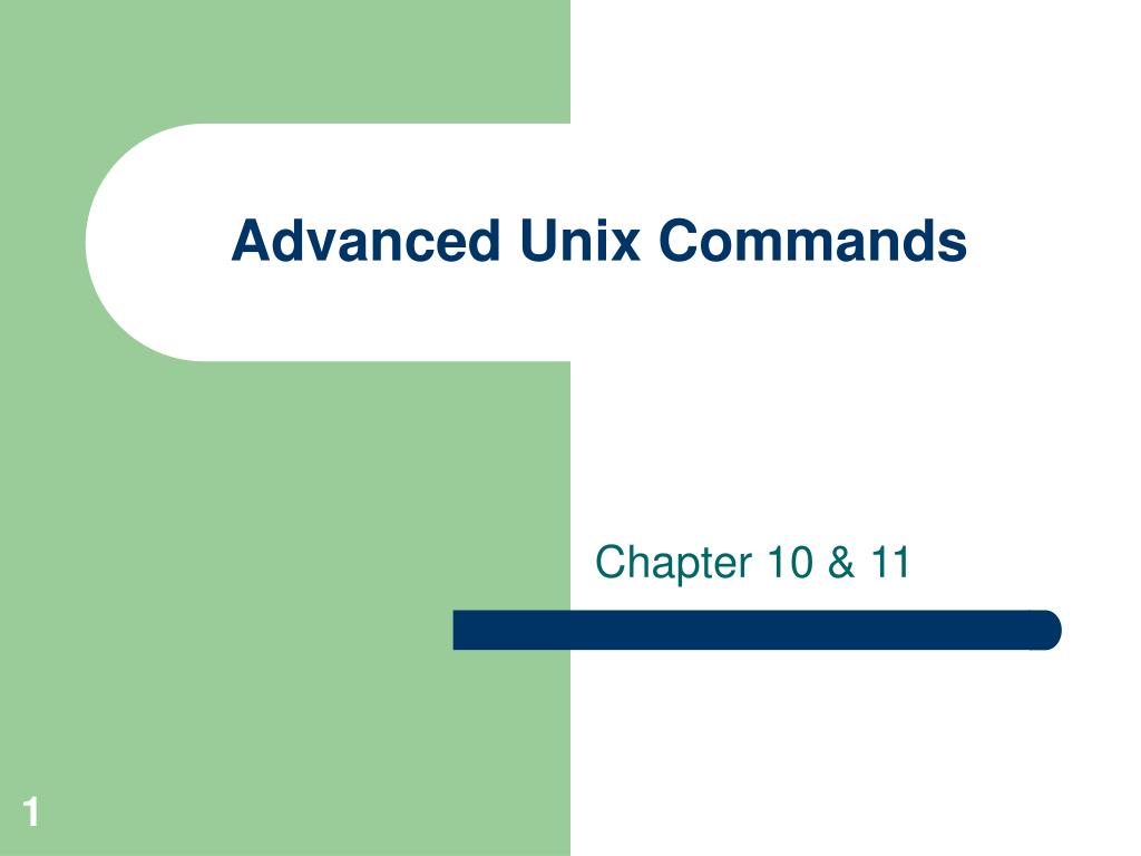 PPT - Advanced Unix Commands PowerPoint Presentation, free download ...