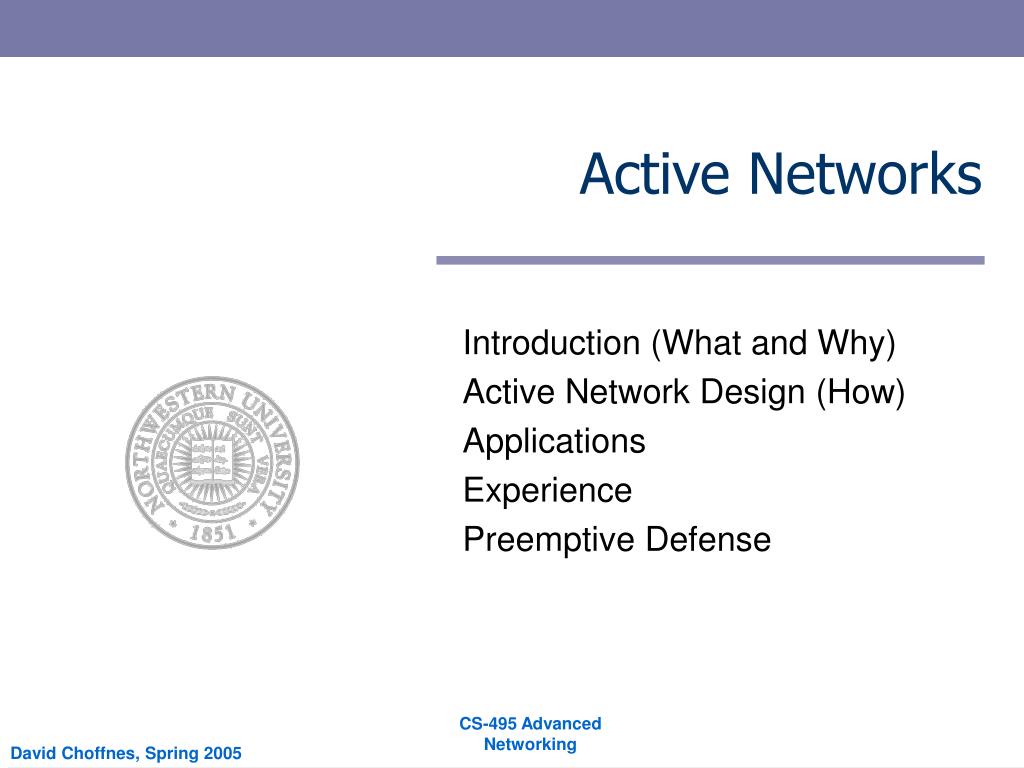 PPT - Active Networks PowerPoint Presentation, free download - ID:5428172